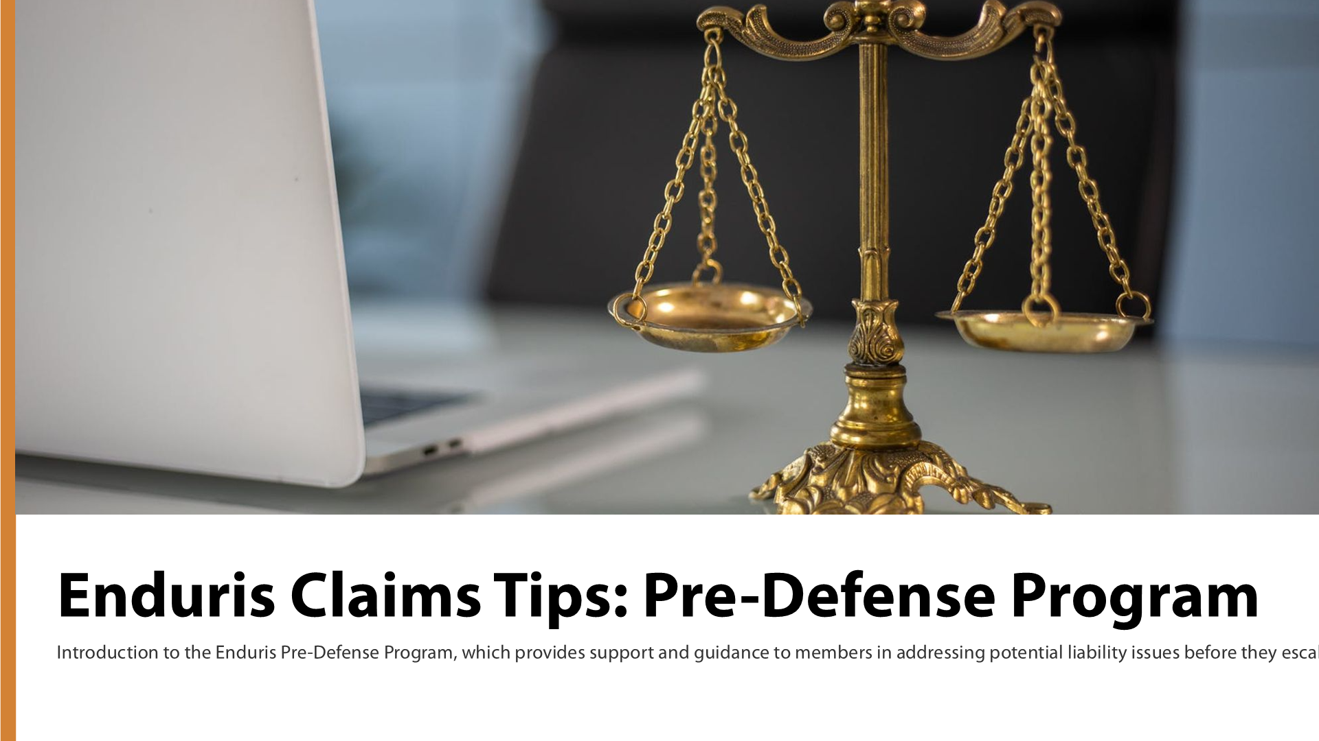 Pre-Defense Program - Enduris